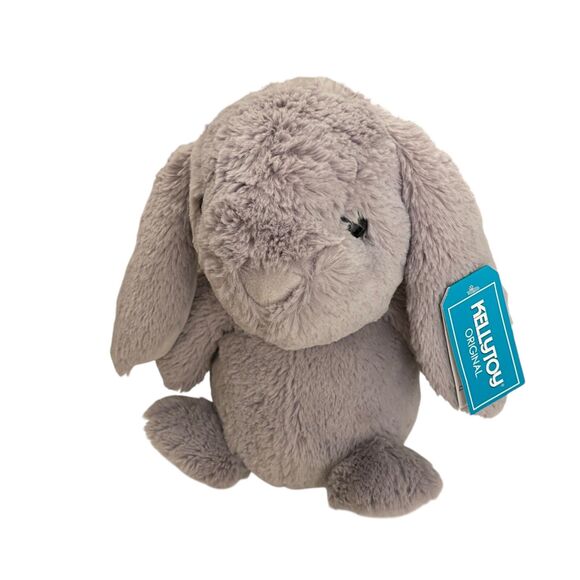Kellytoy | Toys | Kellytoy Gray Bunny Stuffed Animal Plush 9 Nwt Soft ...